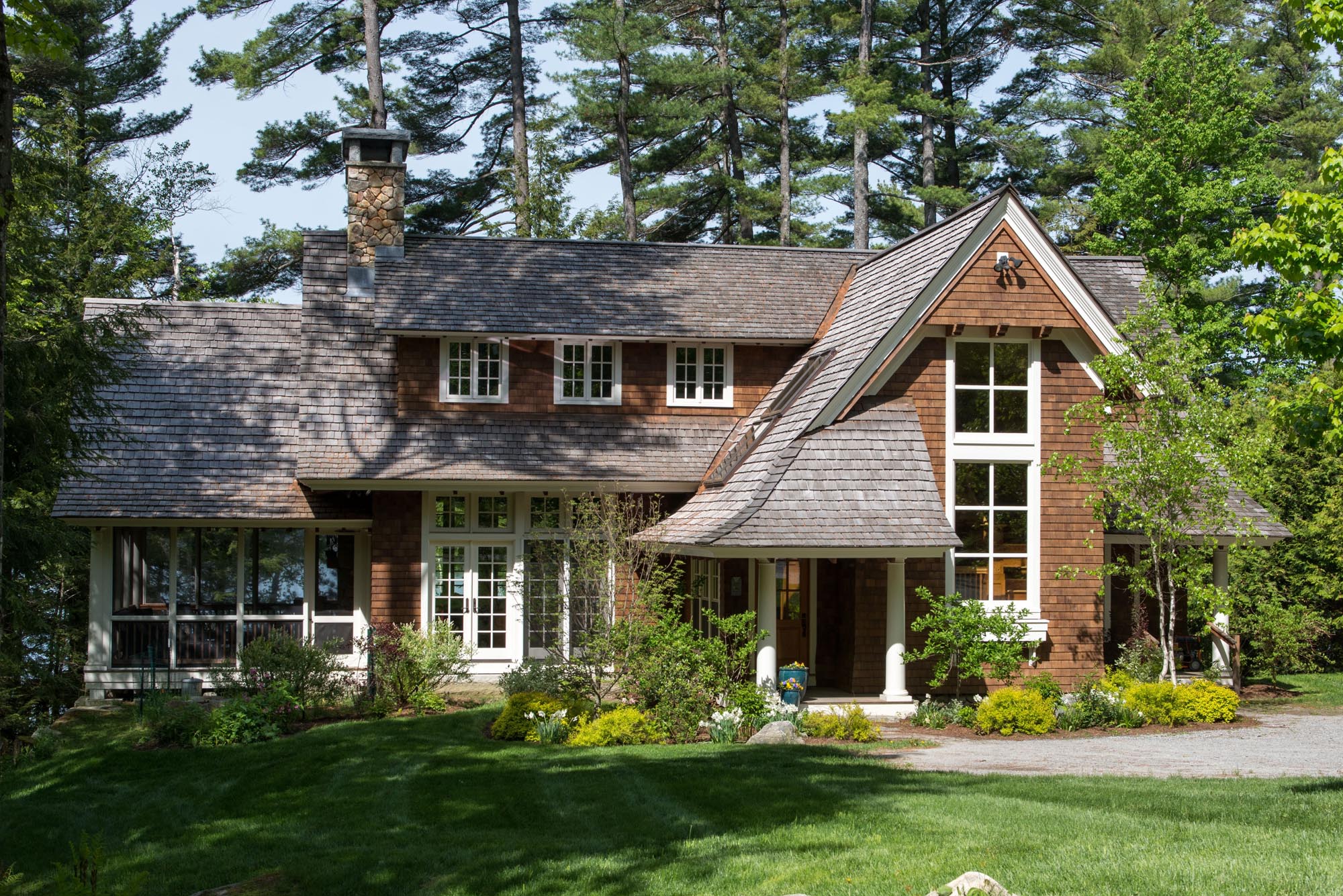 Dutch Style Shingle Cottage | Chadsworth's Columns